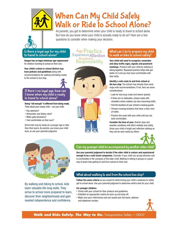 What Age Can My Child Walk To School Alone Look At This Poster From What Age Can My Child Walk To School Alone Look At This Poster From