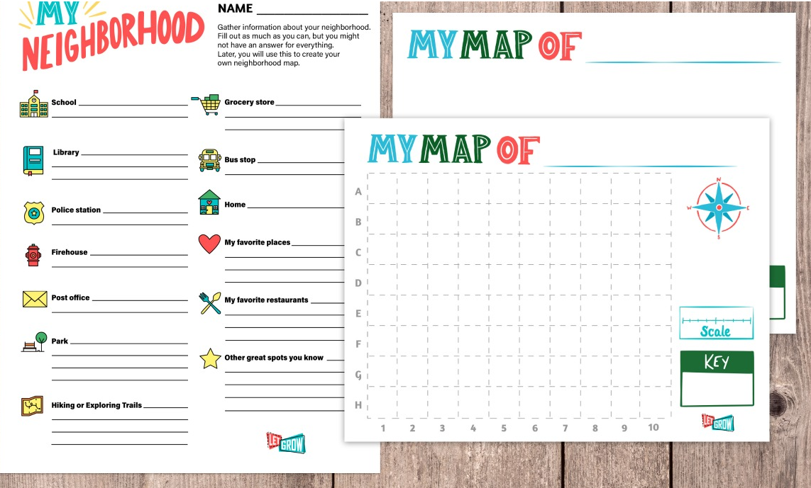 One Way to Get Kids Exploring Outside: Have Them Make Some Maps - Free ...